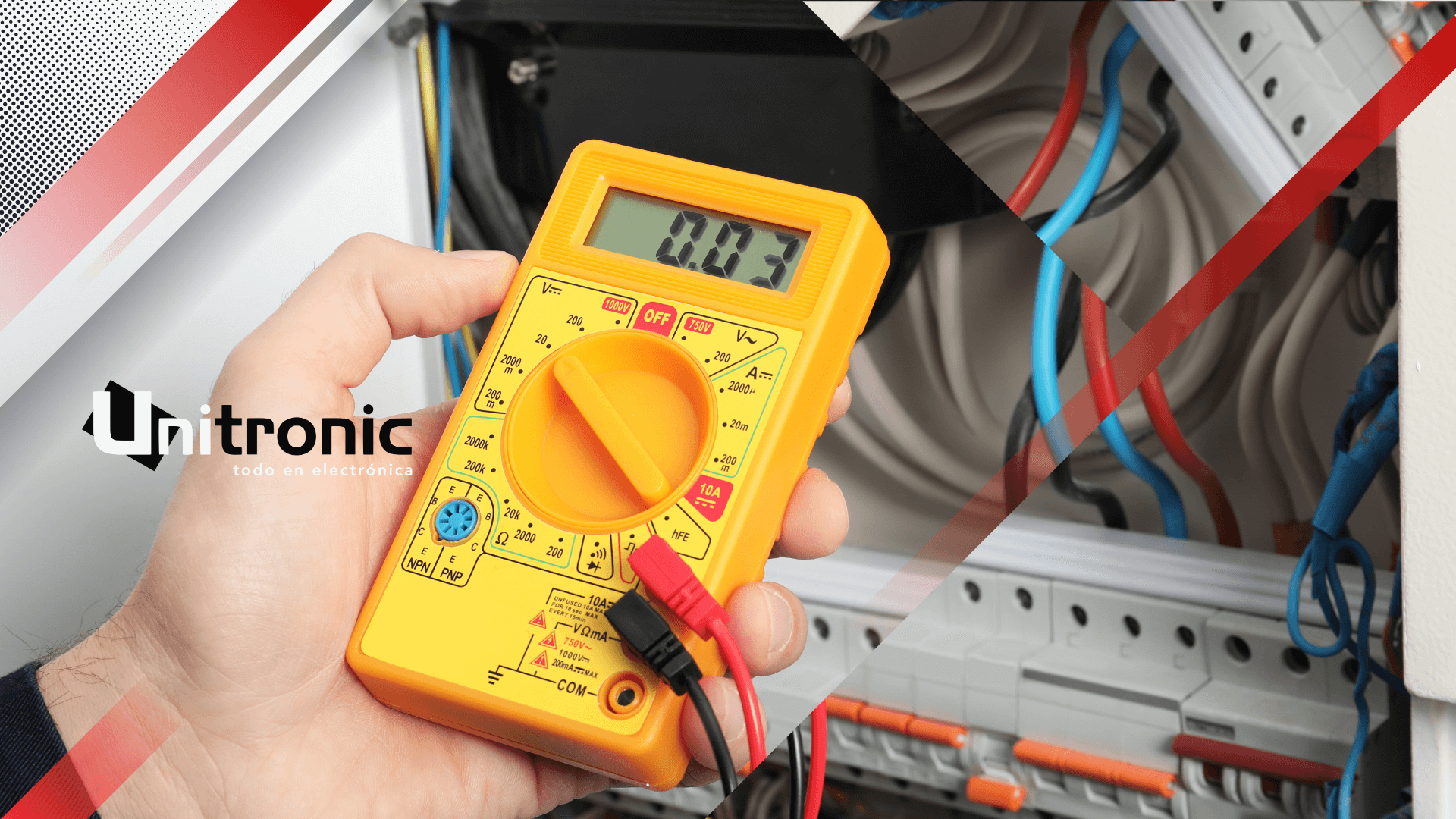 Dominando el multímetro: guía paso a paso para medir voltaje, corriente y resistencia | Unitronic